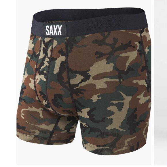 Saxx | Underwear & Socks | Saxx Vibe Boxer Briefs Woodland | Poshmark